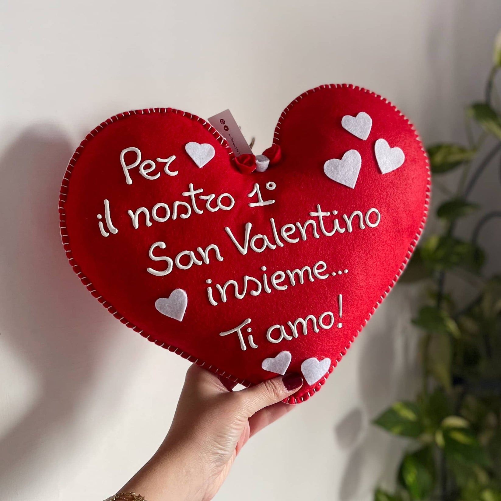 Cuore Regalo Partner con Dedica Personalizzata Fatto a Mano – Heartmade ...