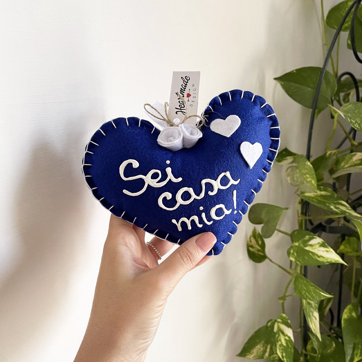 Cuore Regalo Partner con Dedica Personalizzata Fatto a Mano – Heartmade ...