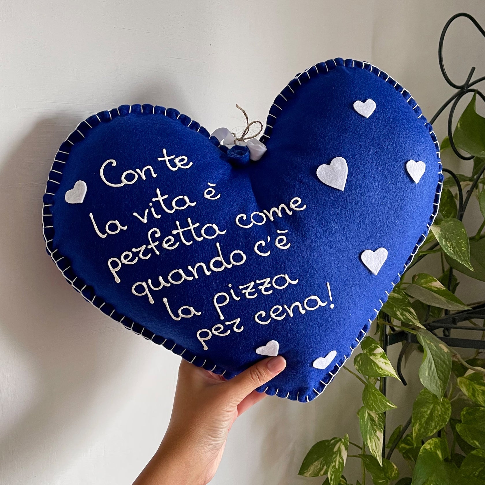 Cuore Regalo Partner con Dedica Personalizzata Fatto a Mano – Heartmade ...