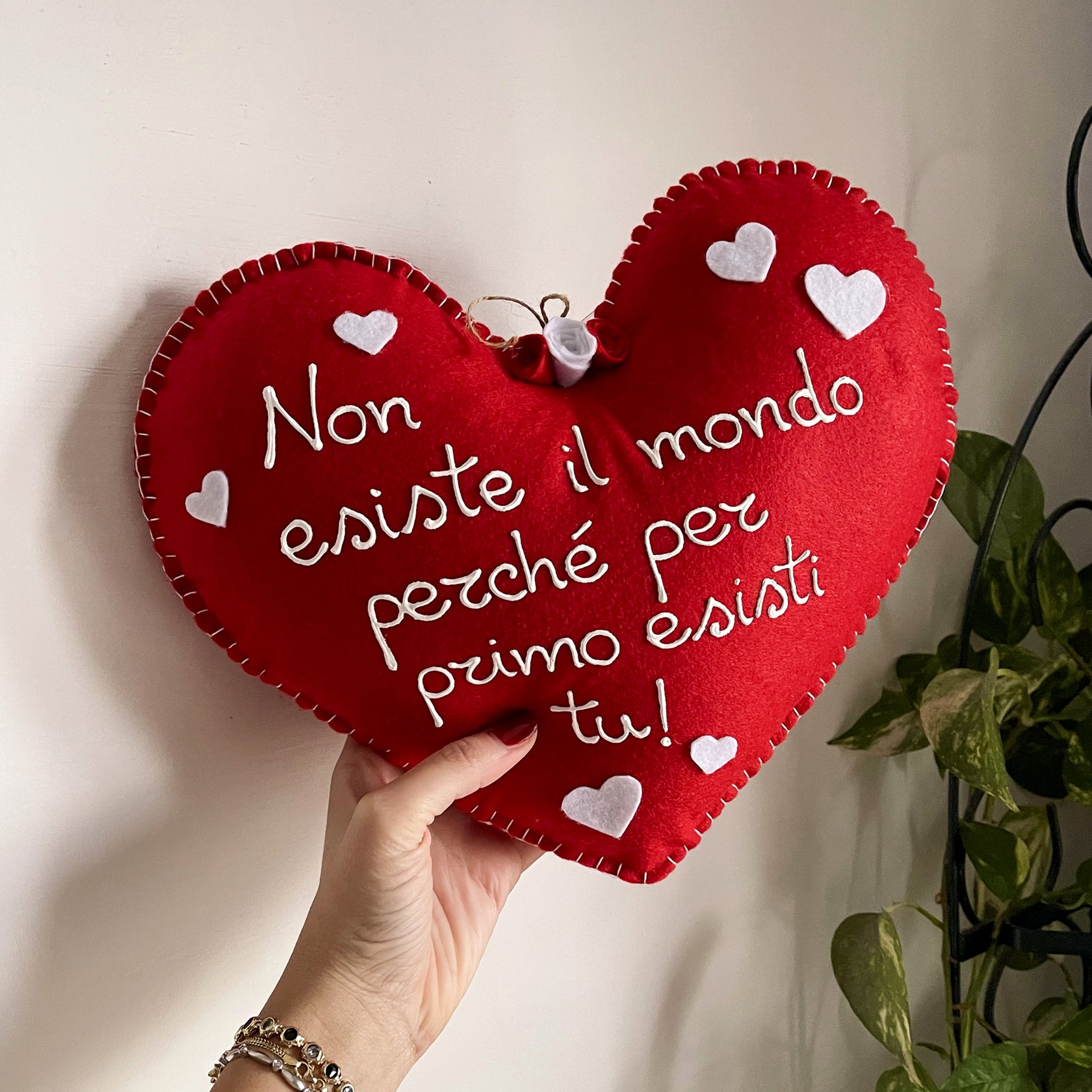 Cuore Regalo Partner con Dedica Personalizzata Fatto a Mano – Heartmade ...